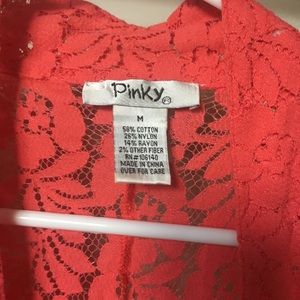 Jackets & Coats | Coral Floral Crochet Blazer | Poshmark